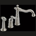 Delta Victorian Single Handle Kitchen Faucet with Spray 155-SS-DST | Zoro