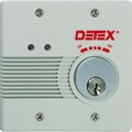 Detex Surface Mount AC / DC Powered Alarm Kit with Mortise Cylinder ...