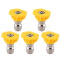 Clean Strike Pressure Washer Spray Nozzle Tips, 15-Degree Yellow, 1/4 ...