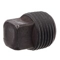 Usa Industrials Pipe Fitting - Black Steel - #3000 - Square Head Plug ...