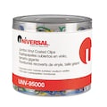 Universal Paper Clips- Vinyl Coated Wire- Jumbo- Assorted Colors, 250PK ...