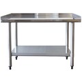 Fine-Line 24 x 36 in. Upturned Edge Stainless Steel Work Table FI199842 ...
