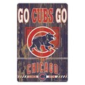 Wincraft Wincraft 3208521549 Chicago Cubs Slogan Design Wood Sign - 11 ...