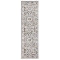 Esfera 2 x 7 ft. Suzani Medallion Runner Rug Ivory ES2842265 | Zoro