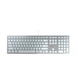 Doomsday USB-C Ultra Flat Keyboard with Mac Layout - Silver & White ...