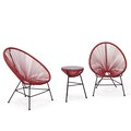 Patio Trasero Montara Modern Outdoor Acapulco Lounge Patio Set with ...
