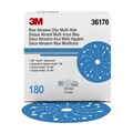 3M 3M 3M-36176 6 in. Hookit Blue Abrasive Disc Multi-Hole; 180 Grade 3M ...