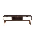Oceantailer Home Roots Furniture 19 x 59 x 16 in. MDF & Wood Veneer TV ...