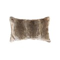 Palacedesigns 5 x 12 x 20 in. 100 Percent Natural Rabbit Fur Hazelnut ...