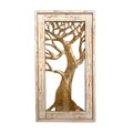 Rustic Arrow Rectangular Frame Tree Plasma Wall Decor 120338 | Zoro