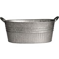 Perfectpatio 24 in. Galvanized Tub Planter PE8210 | Zoro