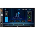 Dual Dual DM720 7 in. LCD Mechless Double Din BT USB & Micro SD ...