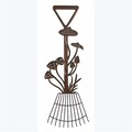 Made4Mattress Metal Cottagecore Garden Rake Design Wall Decor MA3283773 ...