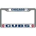 Cisco Independent Chicago Cubs License Plate Frame Chrome 9474610736 | Zoro