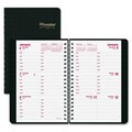 Rediform Weekly Planner- 2PPW- 12Mth Jan-Dec- 8 in. x 5 in.- Black ...