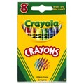 Crayola Formerly Binney & Smith Crayola Crayons 8 Color BIN3008 | Zoro