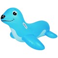 Perfectpitch Sea Lion Rider Inflatable Swimming Pool Float Toy with ...