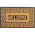 Imports Decor Welcome Greek Key Door Floor Mat IM307223 | Zoro
