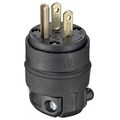 Leviton Leviton 15 Amp BlackCommercial Grade Heavy Duty Straight Blade ...