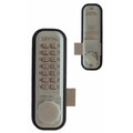 Lockey Lockey 2200-SC-KO Mechanical Keyless Surface Rim Mount Slide ...
