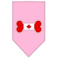 Unconditional Love Bone Flag Canadian Screen Print Bandana Light Pink ...