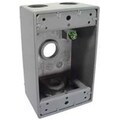 Pro Plug Electrical Box, 18.3 cu in, Outlet Box Type, 1 Gang, Aluminum ...