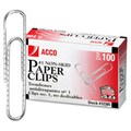Acco Acco ACC72385 Paper Clips; 1.25 in. Size; Regular; .033 Gauge ...