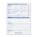 Tops Employment Application Forms, 11 in. x 17 in., 25-PK, White-BE Ink ...