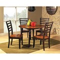 Steve Silver Abaco Double Drop Leaf Table 42 Round in. AB4242T | Zoro