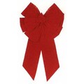 Icaregifts 7366 11 Loop Velvet Deluxe Bow - Red IC843866 | Zoro