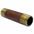 True Value Applicators 0.75 Male Pipe Thread x 4 Long Brass Nipple ...