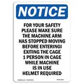 Signmission Safety Sign, OSHA Notice, 18" Height, For Your Safety ...