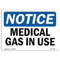 Signmission Safety Sign, OSHA Notice, 10" Height, 14" Width, Medical ...