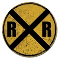 Signmission Railroad Circle Corrugated Plastic Sign C-12-CIR-RR | Zoro