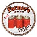 Signmission Farmers Market Salsa Circle Corrugated Plastic Sign C-48 ...