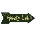 Signmission Spooky Lab Arrow Sign Funny Home Decor 24in Wide P-ARROW8 ...