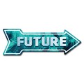 Signmission Future Arrow Sign Funny Home Decor 18in Wide P-ARROW-999857 ...
