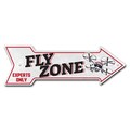 Signmission Fly Zone Arrow Sign Funny Home Decor 36in Wide P-ARROW12 ...