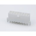 Molex Rectangular Power Connector, 16 Contact(S), Male, Solder Terminal ...
