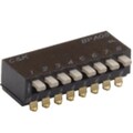 C&K Components Slide Dip Switch, 1 Switches, Spst, Latched, 0.1A, 5Vdc ...