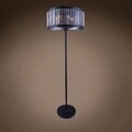 Gatsby Luminaires 6 Light 72 Smoke Crystal Grey Iron Floor Lamp" 701864 ...