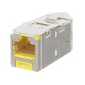 Panduit Mini-Com Cat 6A Up/Down Jack Module, Shielded, 8 pos 8 wire ...