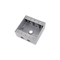 Abb Weatherproof Electrical Box, 2-Gang, 31.8 Cu. In., Standards: UL ...