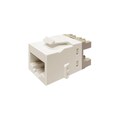 Commscope 1-PORT MOD JACK 8W8P UTP, KJ510 JACK-L.ALD, LT ALMOND ...