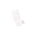 COMMSCOPE ENTERPRISE SOLUTIONS 2-PORT FLUSH MT UNLOADED,SINGLE GANG M ...