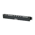 Panduit CABLE MANAGER HORIZONTAL, 1.7"H X 19"W X 2.7"D 1RMU, BLK FRONT ...