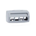 Commscope 4-PORT MODULAR FURNITURE, M14CE-E -270 FACEPLATE 0.125, SNAP ...