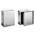 Nvent Hoffman Electrical Junction Box, Type 4X Clamp Cover, 6X4X4, Ss ...