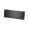 Ortronics BLANK FILLER PANEL 1U, 1.75"H X 19"W X .125"D BLACK 132300 | Zoro