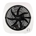 Comfort Zone 10 in. Square Turbo Desk Fan CZ110WT | Zoro
